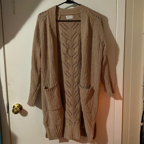 Poof Apparel | Sweaters | S Tan Knit Sweater | Poshmark